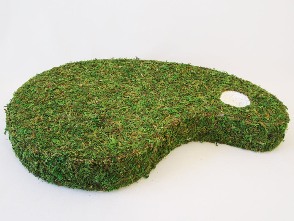 Mossy Kidney Shaped Golf Base – Designs by Ginny