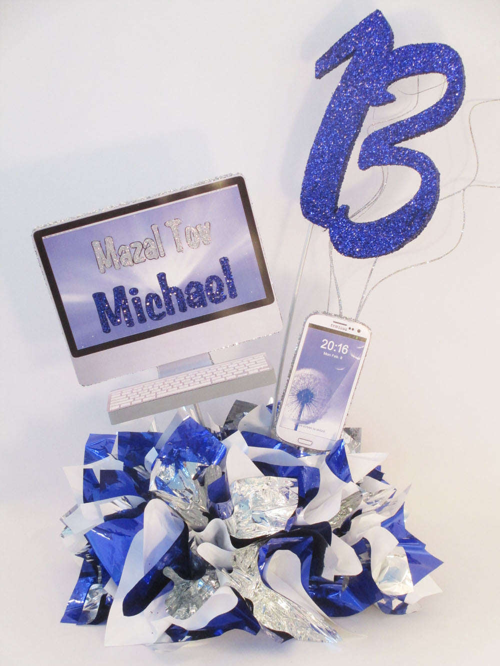 Computer Themed Centerpiece -Birthday or Techy – Designs by Ginny
