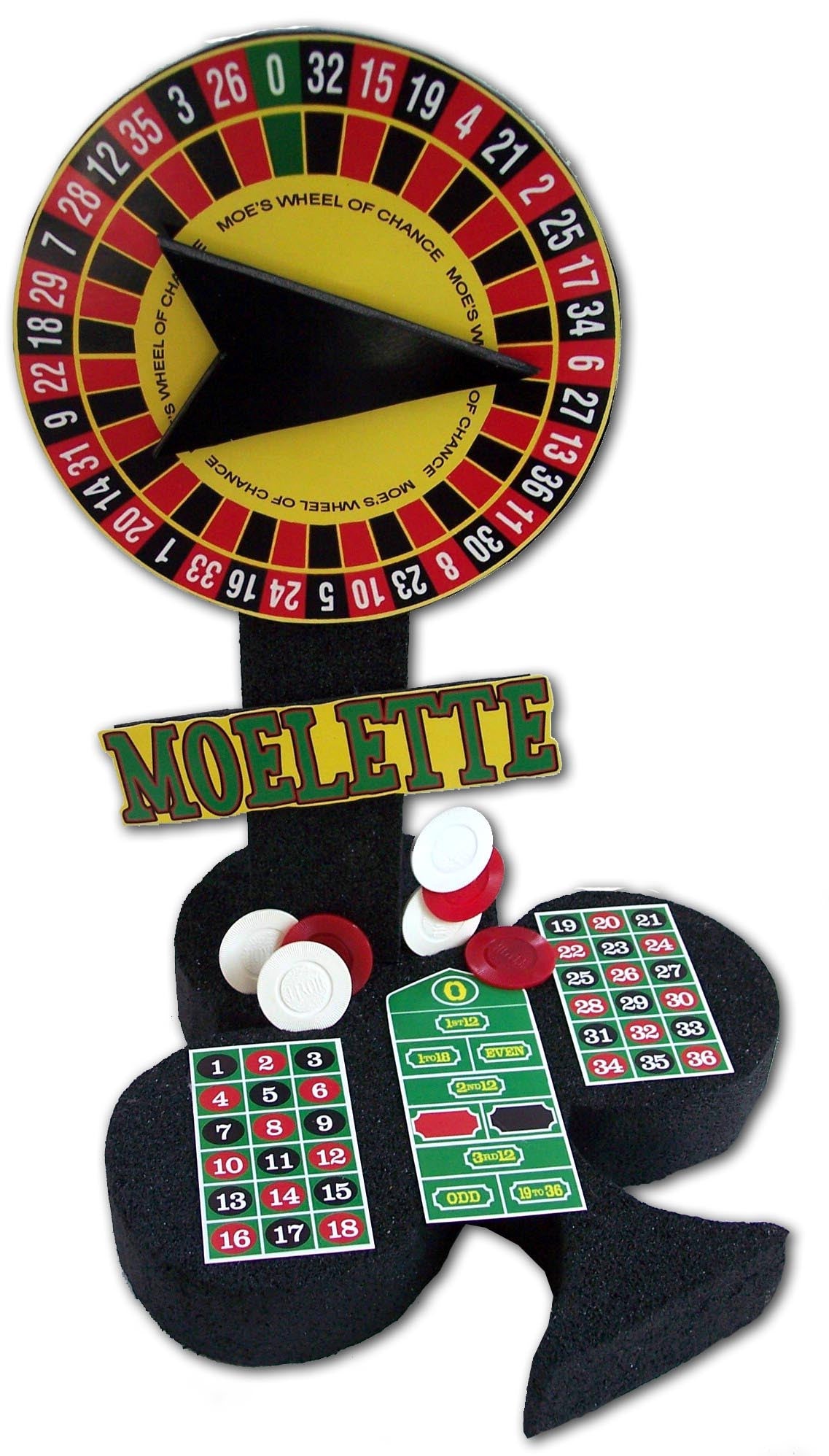 Roulette Wheel Centerpiece – Designs by Ginny