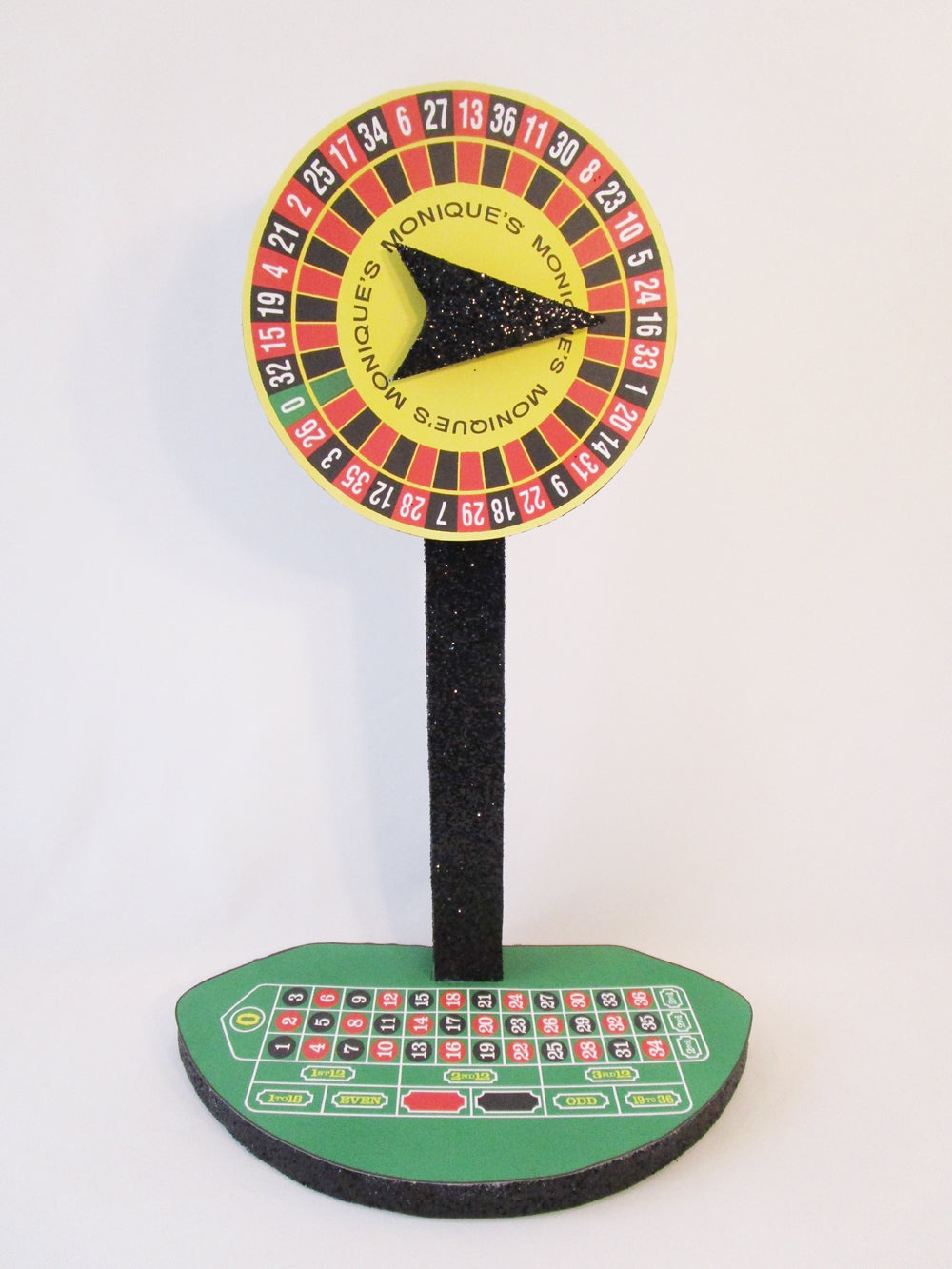 Roulette Wheel Centerpiece – Designs by Ginny