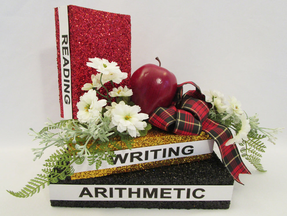 Teacher Table Centerpiece - Reading, Writing & Arithmetic – Designs by ...