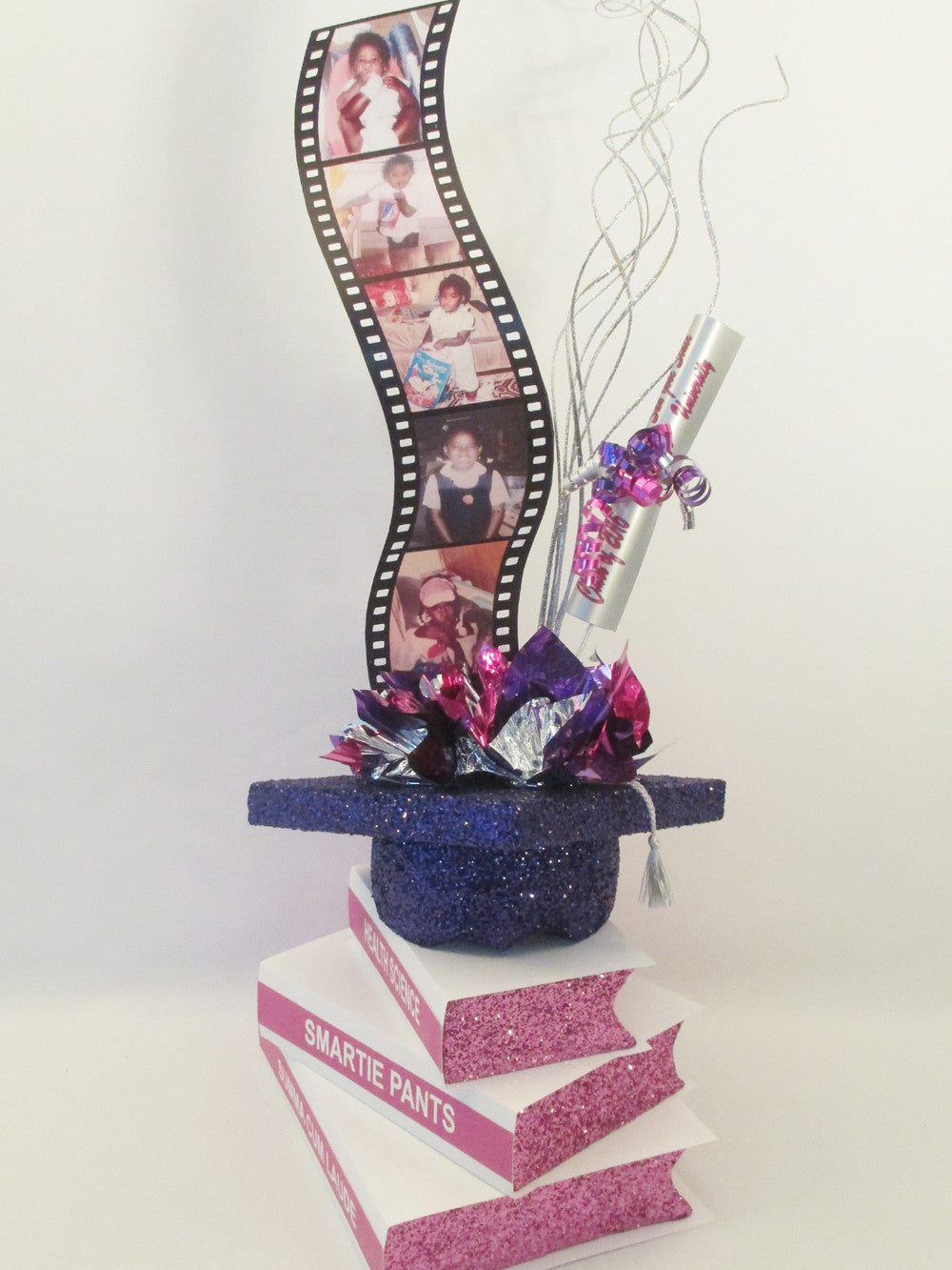 Faux Stack of Books with Cover - Centerpiece Base – Designs by Ginny